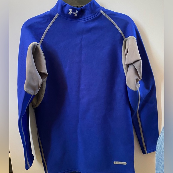 Under Armour | Other | Under Armour Metal Compression Shirt Men M Blue ...